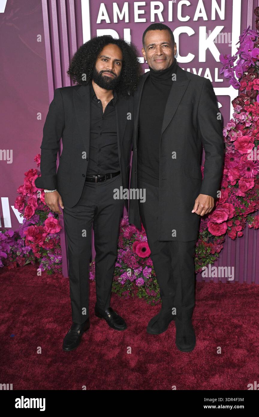 Makaylo Van Peebles und Mario Van Peebles beim 8. Black Film Festival ...