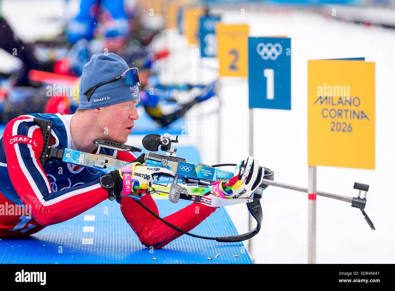 Anterselva, Italy 20260217. Martin Uldal from Norway during the start ...