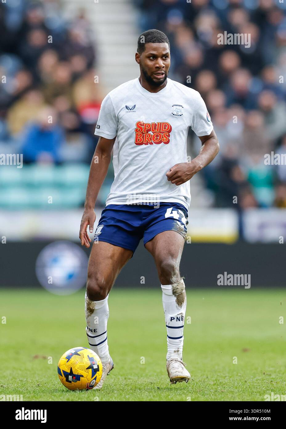 Preston North End's Odeluga Offiah during the Sky Bet Championship ...