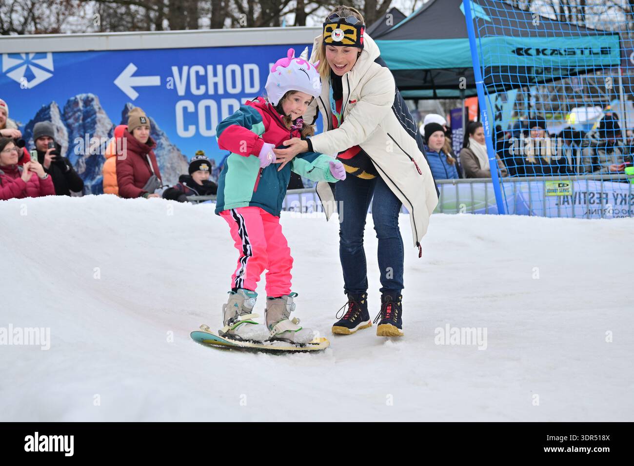 A visit by Czech Olympic silver medallist in snowboardcross Eva ...