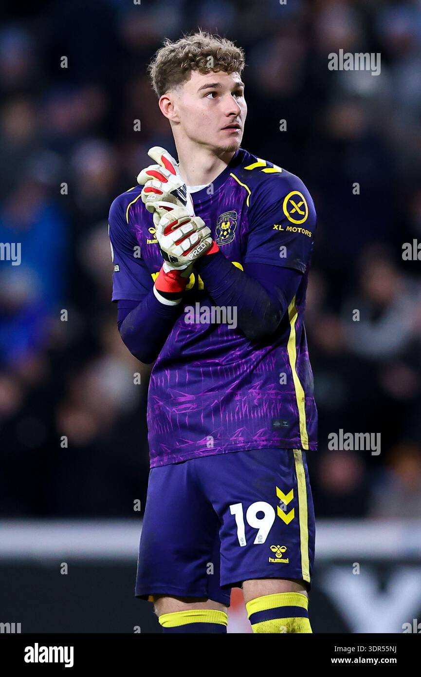 Coventry, UK. 16th Feb, 2026. Carl Rushworth of Coventry City during ...
