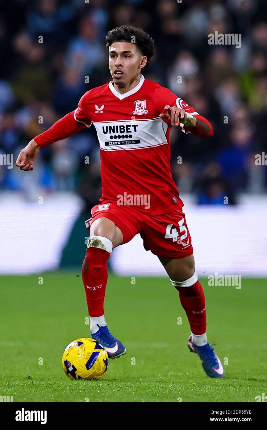Jeremy Sarmiento of Middlesbrough during the Coventry City v ...