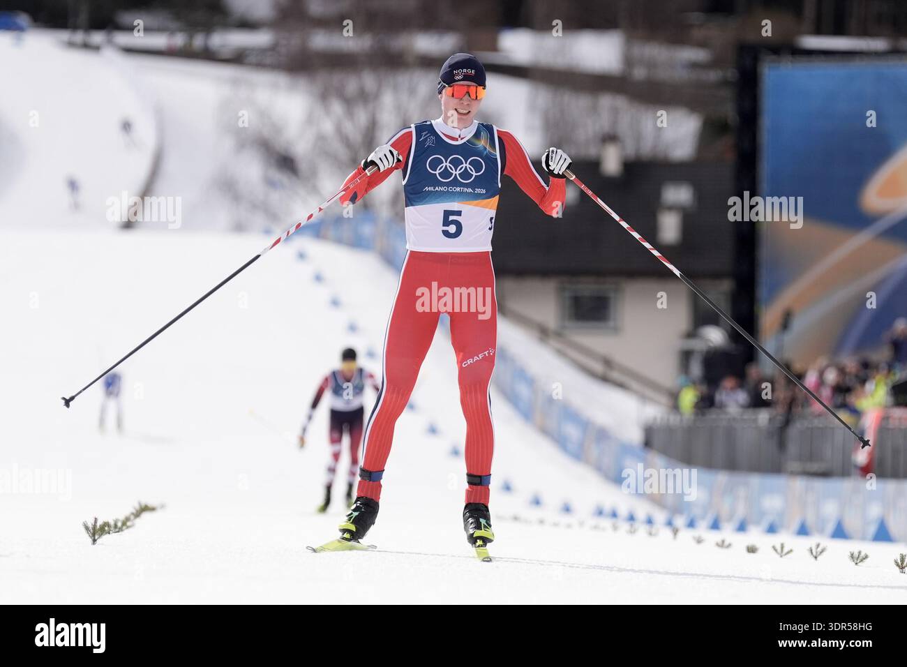 Val Di Fiemme Italy 20260217 Jens Lurås Oftebro During The Combined