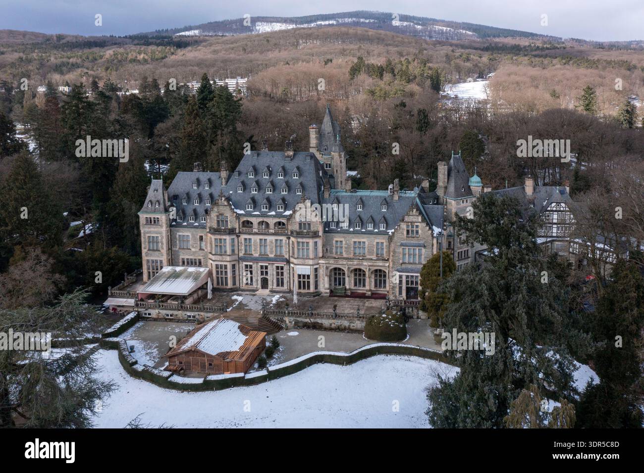 Kronberg, Germany. 17th Feb, 2026. Schloss Friedrichshof is an imperial ...