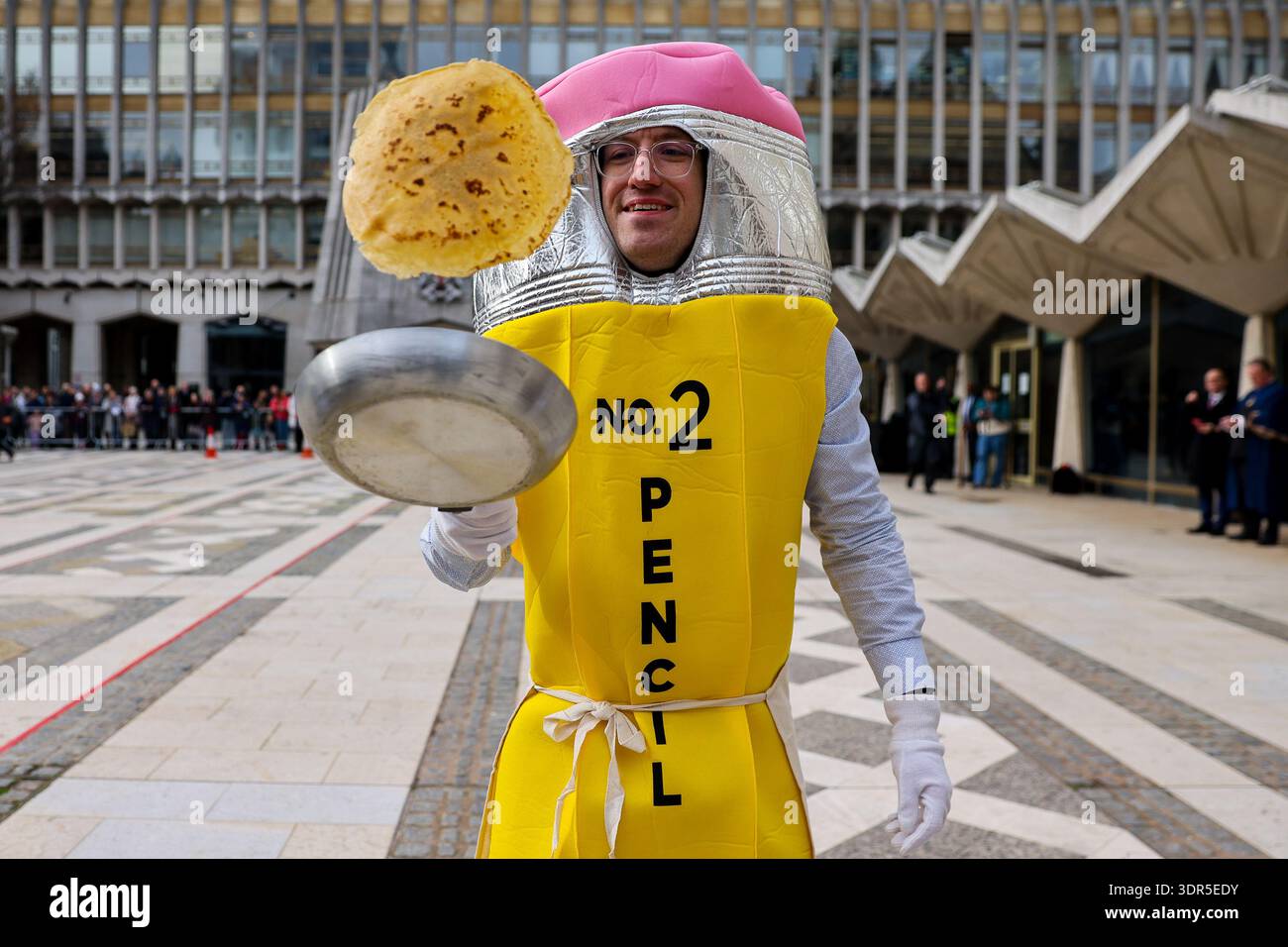 London. UK. 17 Feb 2026 - A participant competes in the Inter-Livery ...
