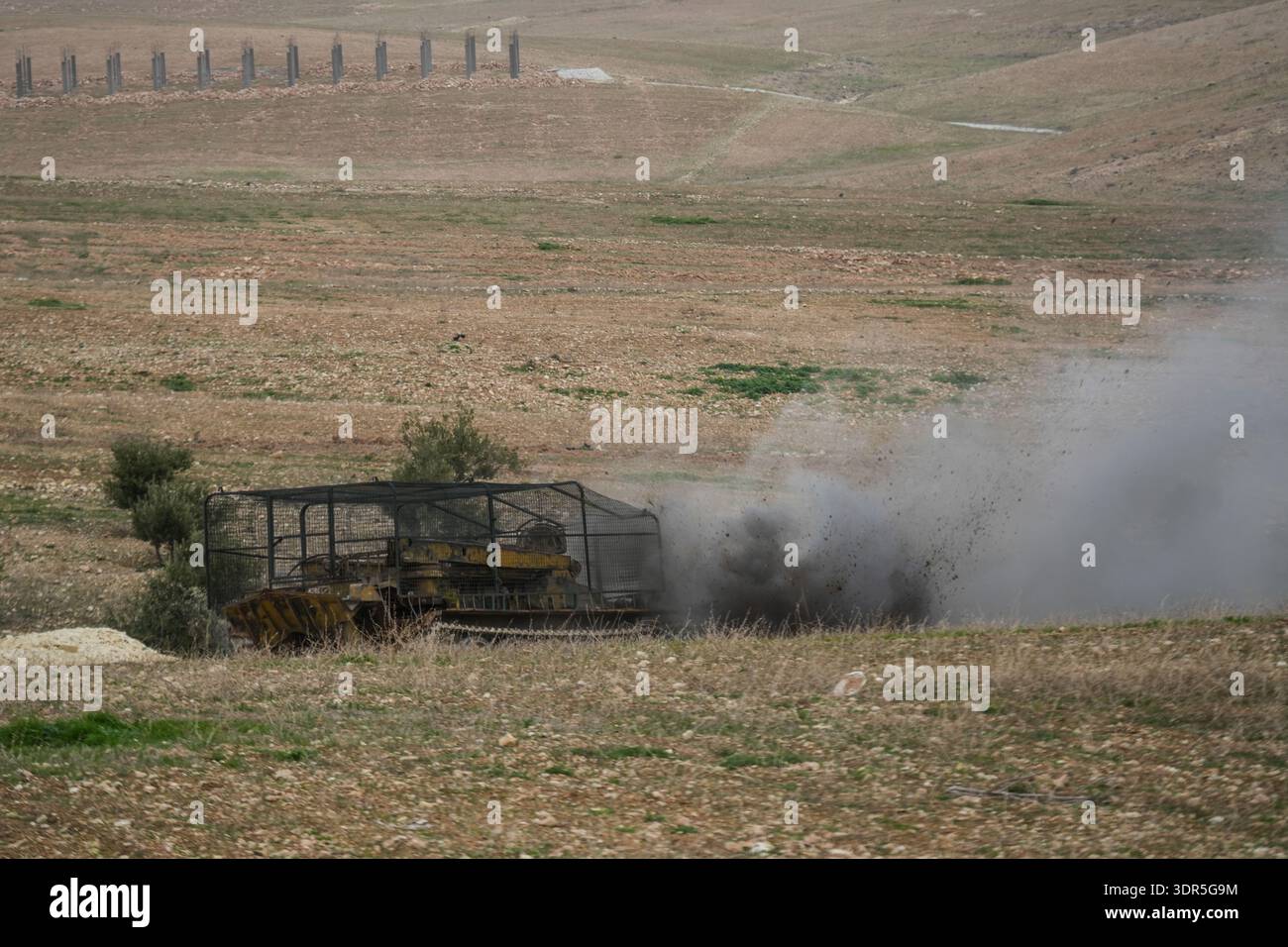 17 February 2025, Syria, Qashlat Yusaf basha: An aerial view shows ...