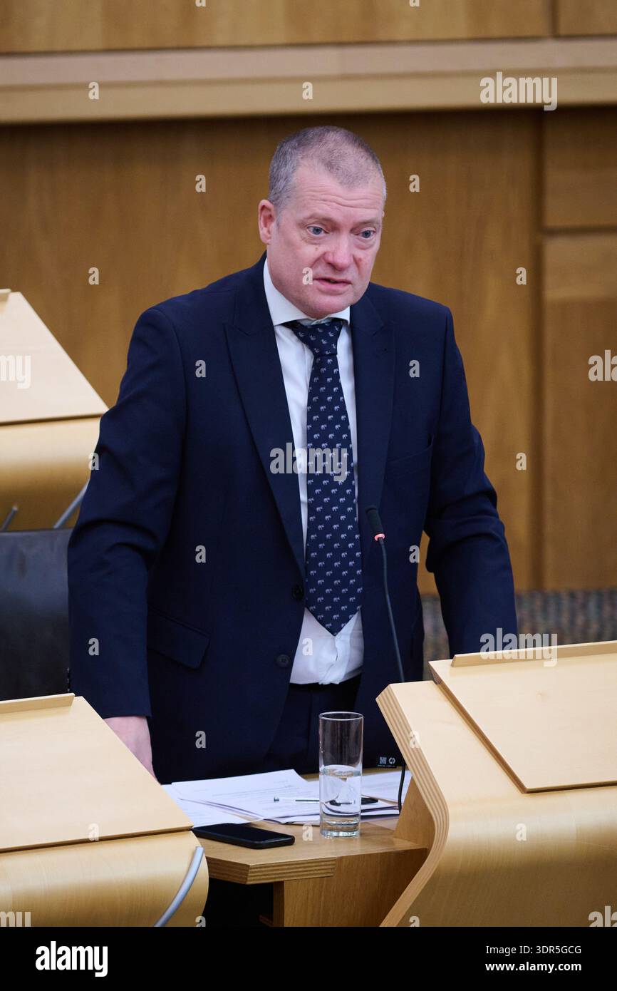 Edinburgh Scotland, UK 17 February 2026. Graham Simpson MSP at the ...