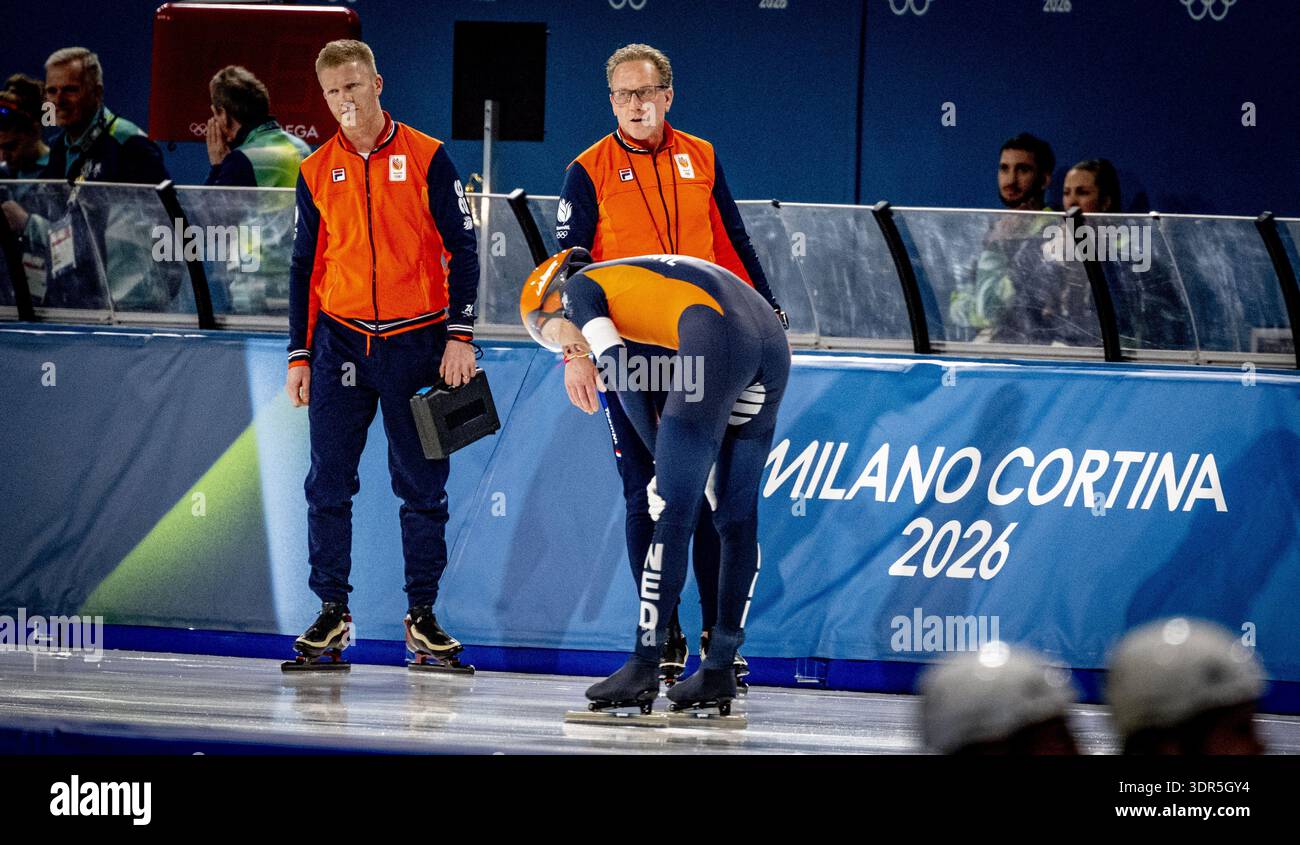 MILAN - Jorrit Bergsma, Stijn van de Bunt, Chris Huizinga Netherlands ...
