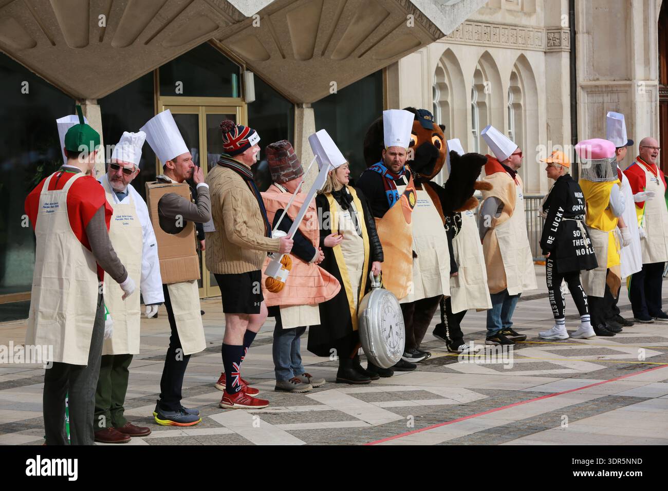 London, UK. 17 February 2026. Members of the City Livery Companies ...