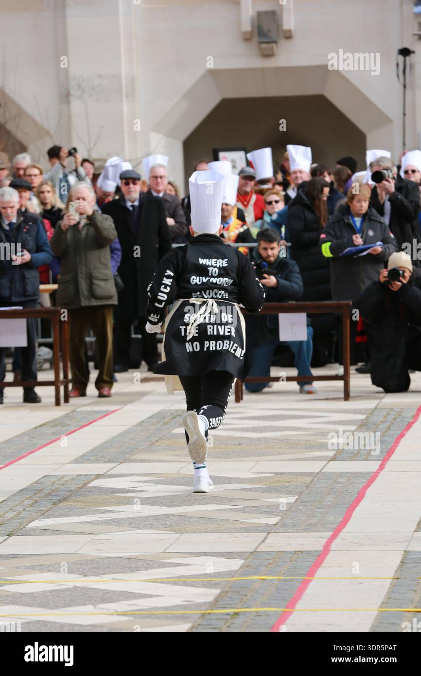 London, UK. 17 February 2026. Members of the City Livery Companies ...