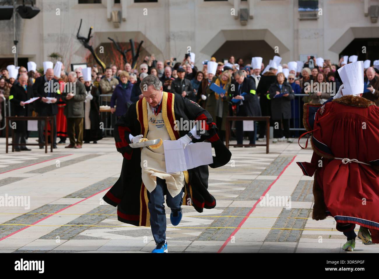 London, UK. 17 February 2026. Members of the City Livery Companies ...