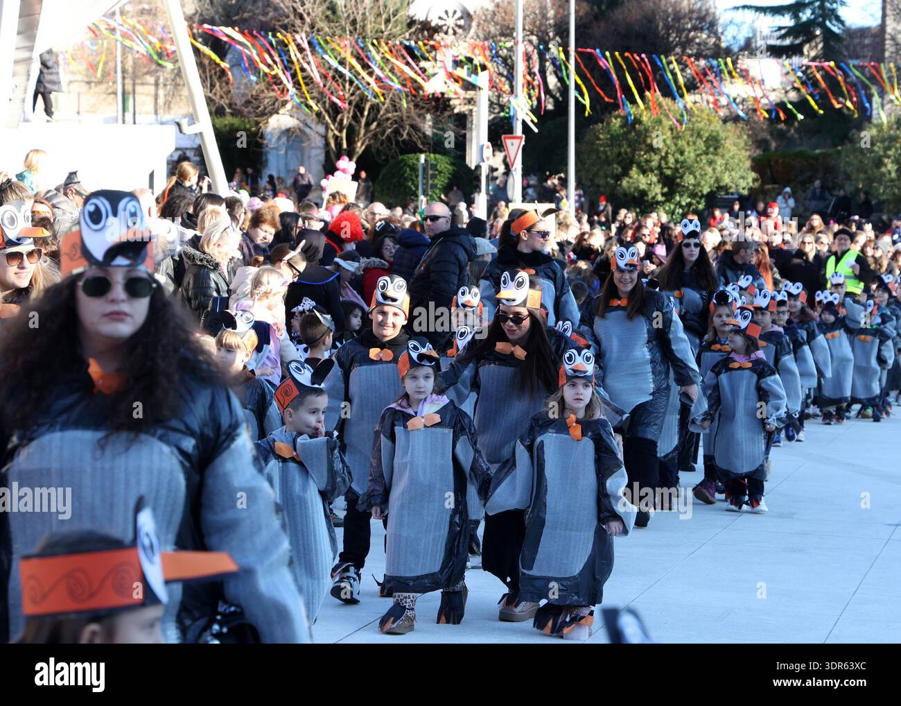 Children from kindergarten, elementary school and highschool ...