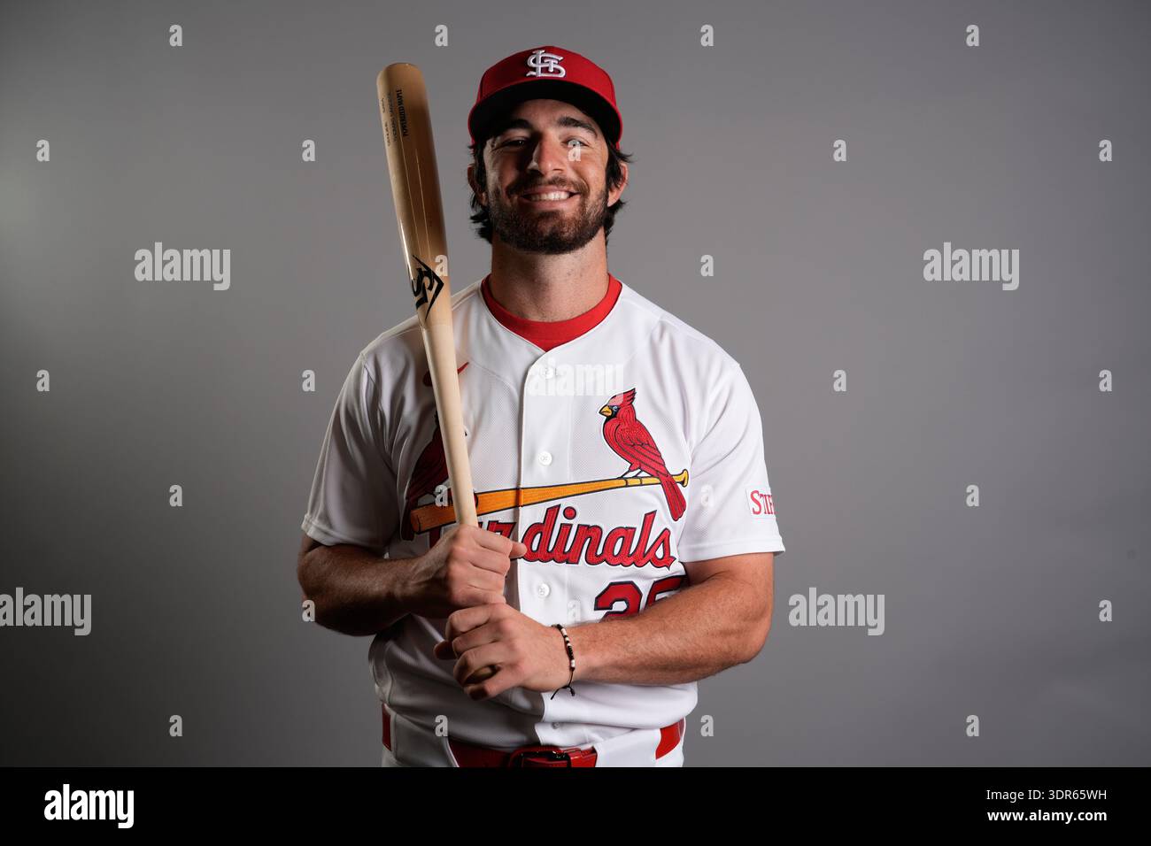 This is a 2026 photo of Thomas Saggese of the St. Louis Cardinals ...
