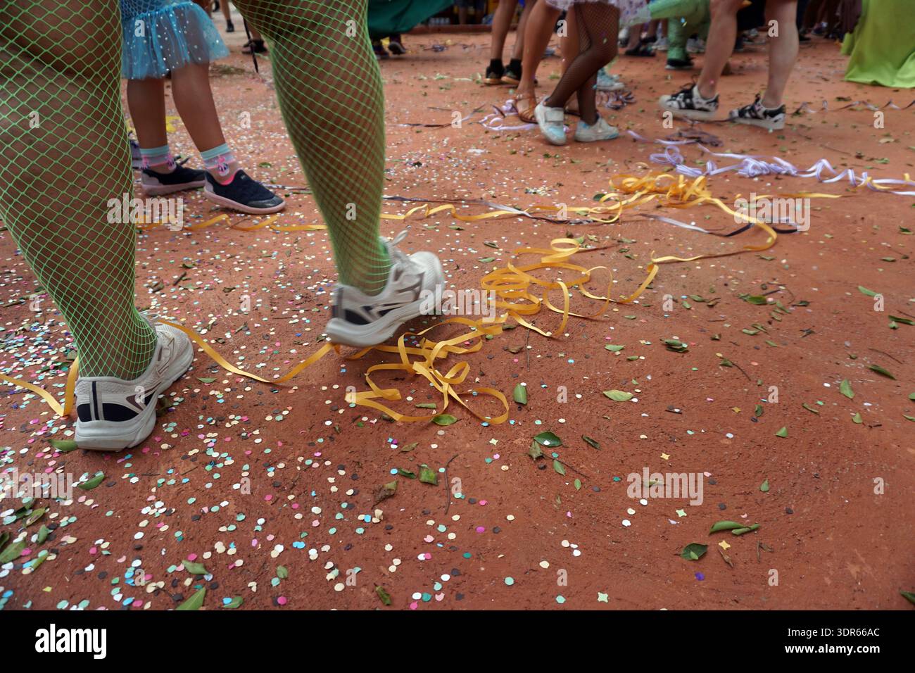 Revelers have fun at the carnival street party in Sao Paulo, Brazil, on ...
