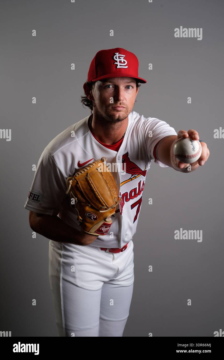 This is a 2026 photo of Packy Naughton of the St. Louis Cardinals ...