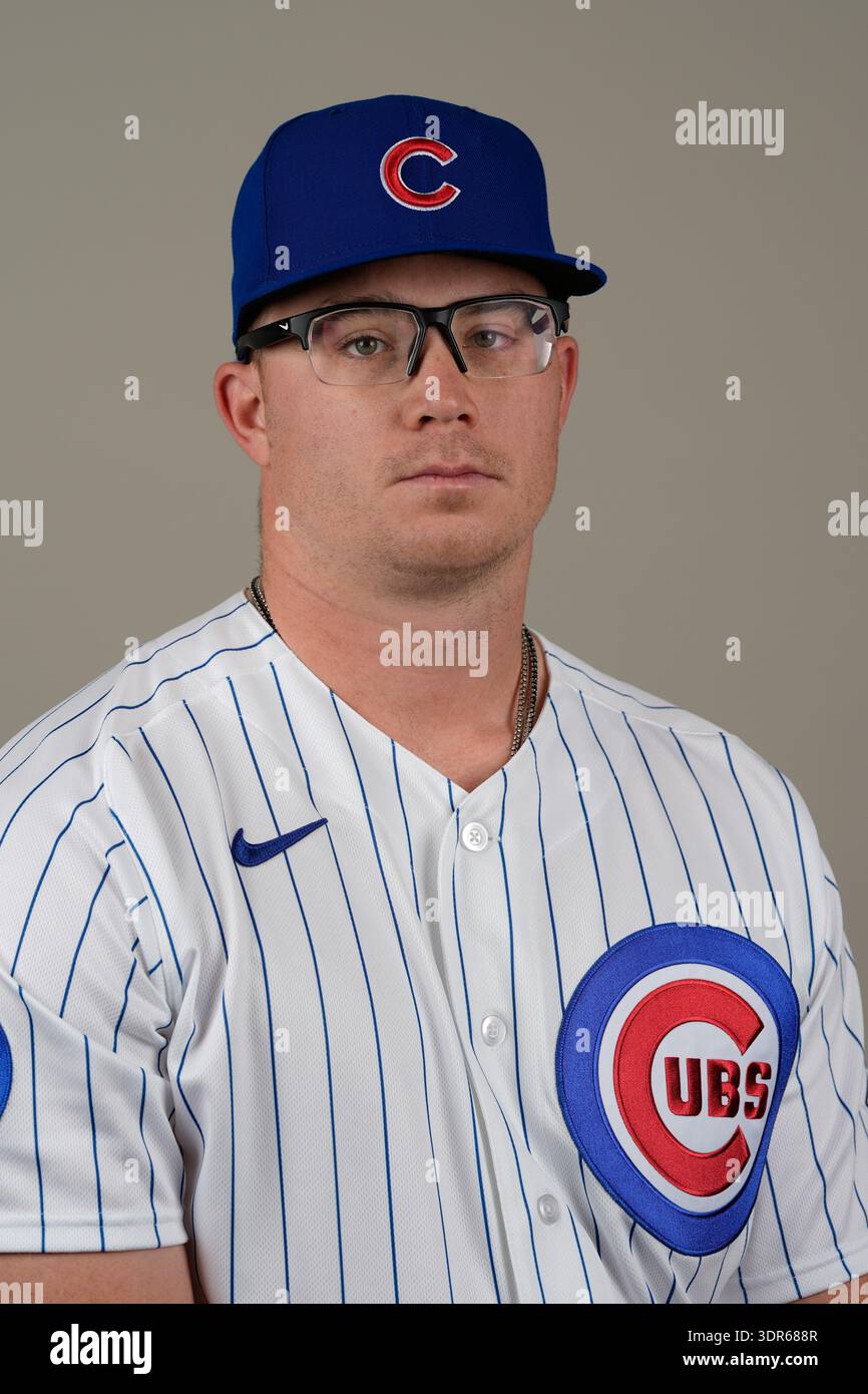 Chicago Cubs' Jordan Wicks is seen Tuesday, Feb. 17, 2026, in Mesa ...