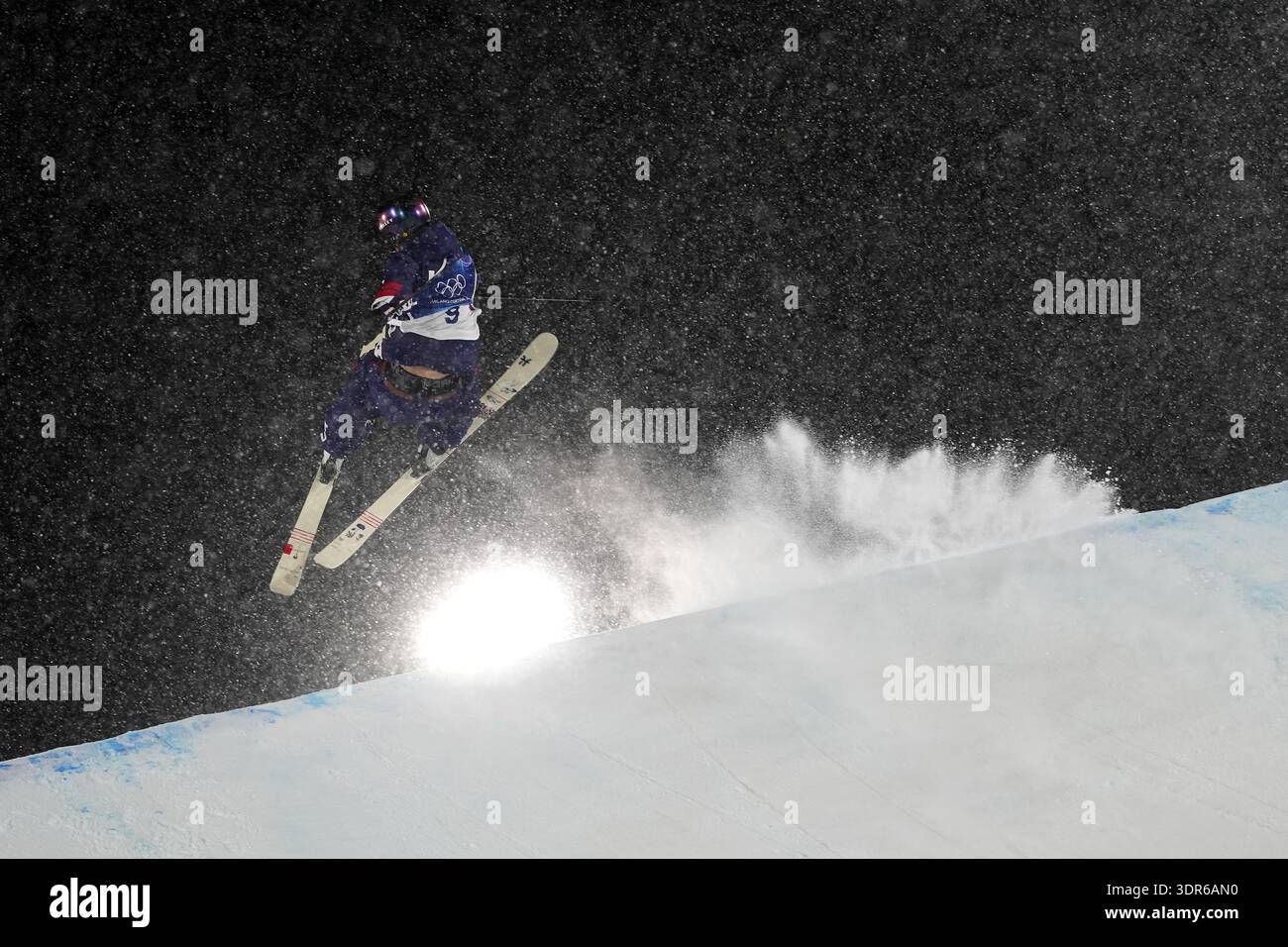 USA's Mac Forehead during a training session before the Men's Freeski ...