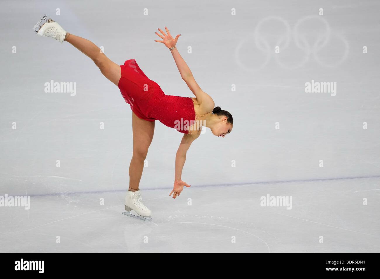 Livia Kaiser of Switzerland competes during the women's short program ...