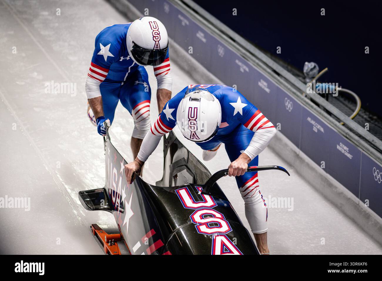Frankie del Duca / George Iordache (USA), Bobsleigh 2-men, Milano ...