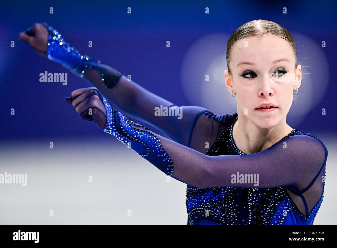 Mariia SENIUK (ISR), during Women Single Skating Short Program, at the ...