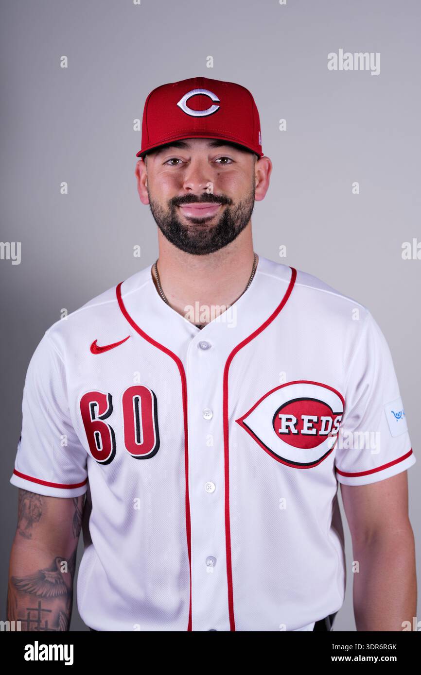 This is a 2026 photo of Will Banfield of the Cincinnati Reds MLB ...