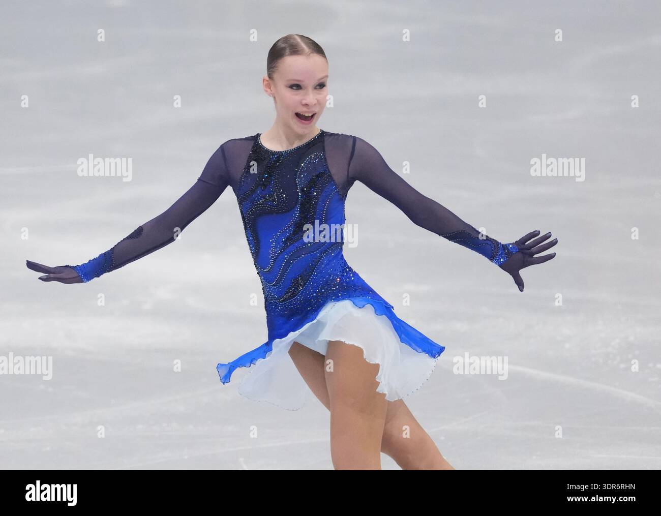 Mariia SENIUK of Israel performs during the women's single figure ...