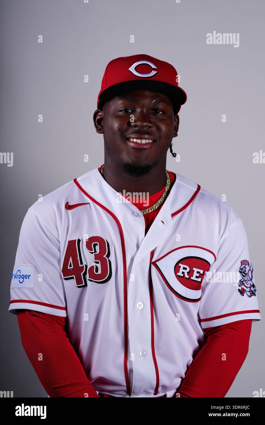 This is a 2026 photo of Héctor Rodríguez of the Cincinnati Reds MLB ...