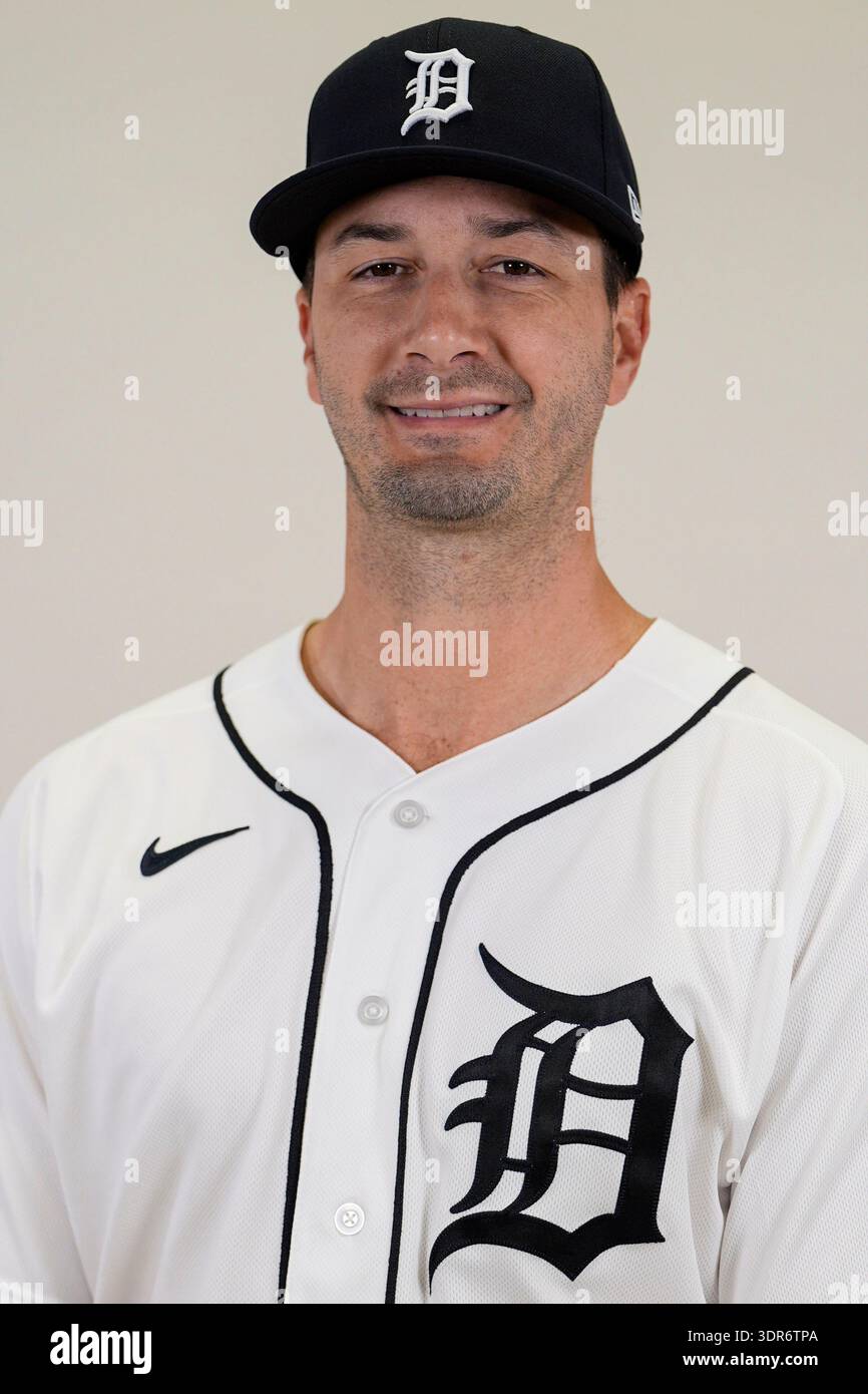 This is a 2026 photo of pitcher Burch Smith (65) of the Detroit Tigers ...