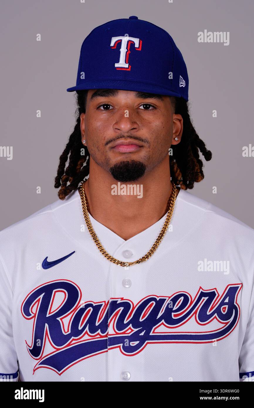 This is a 2026 photo of Marc Church of the Texas Rangers baseball team ...