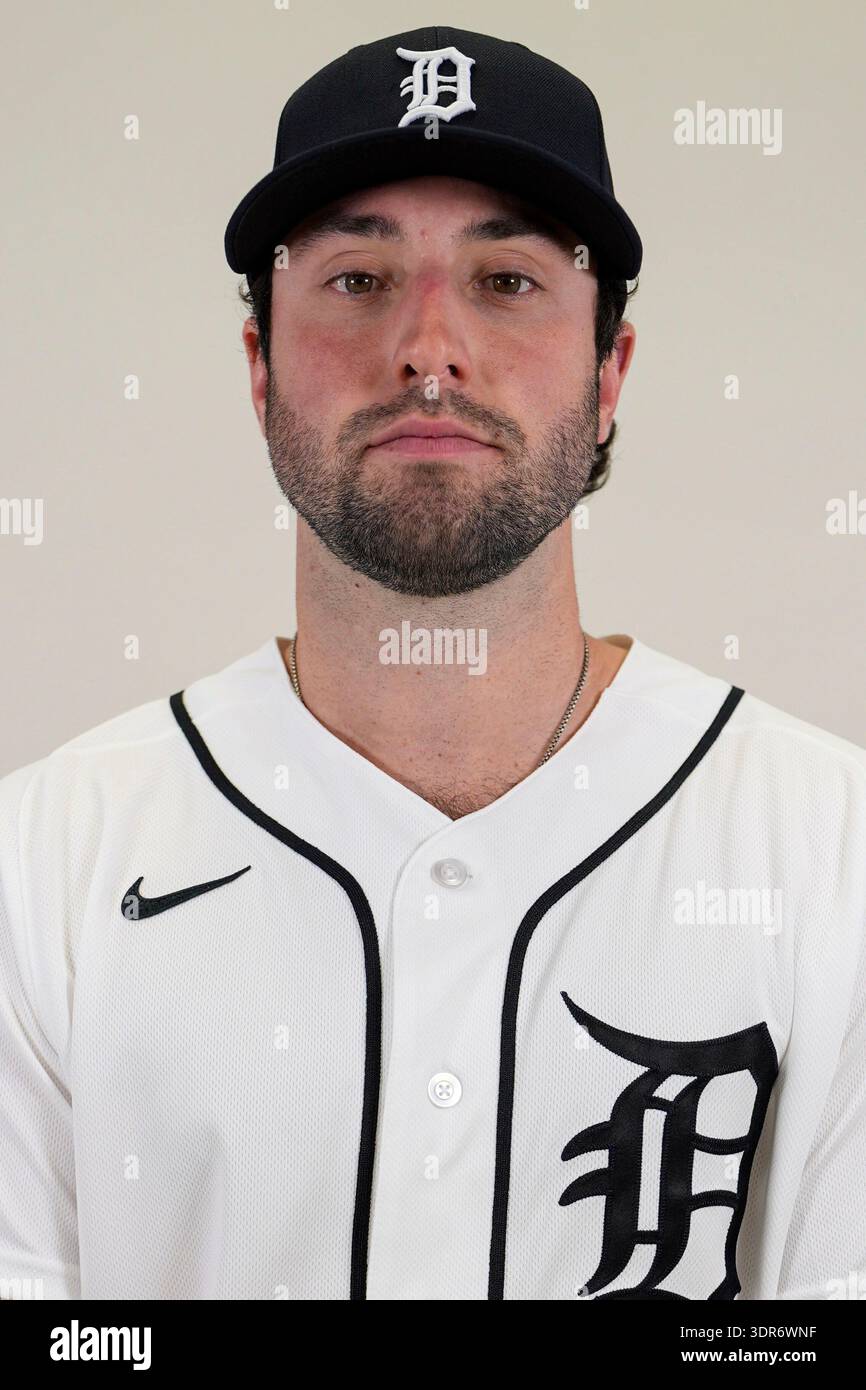 This is a 2026 photo of Matt Vierling (8) of the Detroit Tigers ...