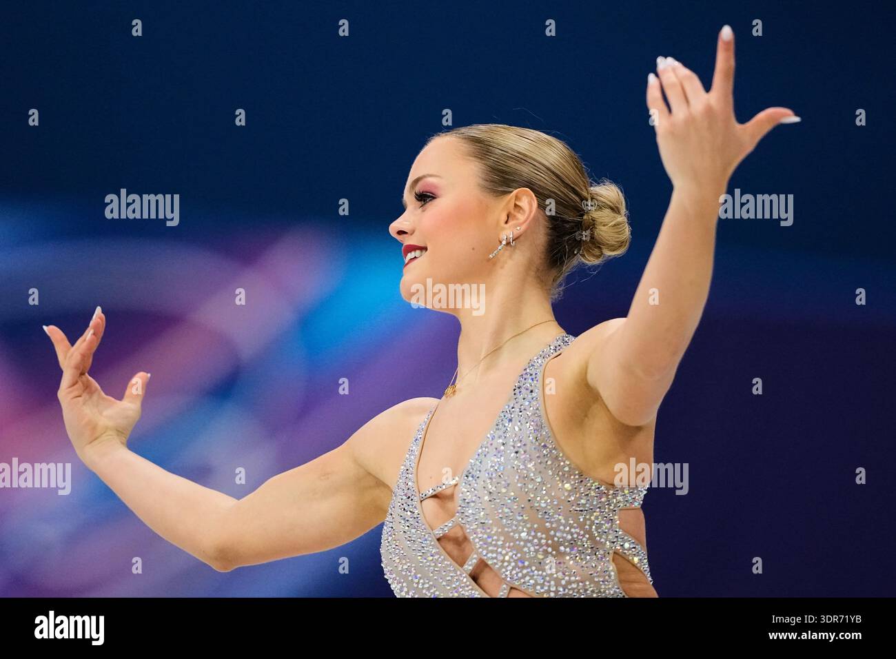 Loena Hendrickx of Belgium at the 2026 Winter Olympics, in Milan, Italy ...