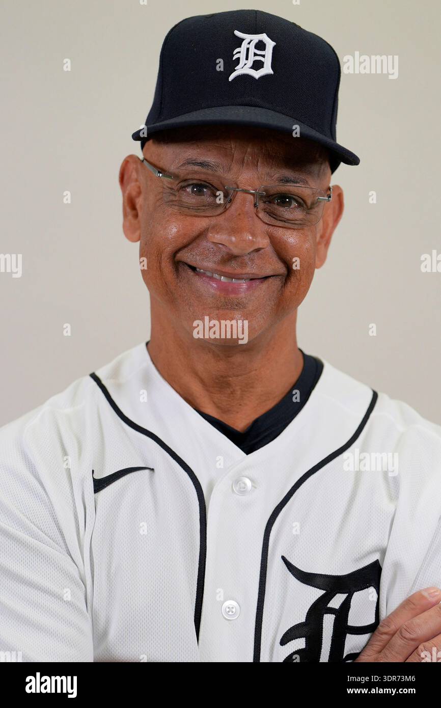 This is a 2026 photo of Third Base Coach Joey Cora (56) of the Detroit ...