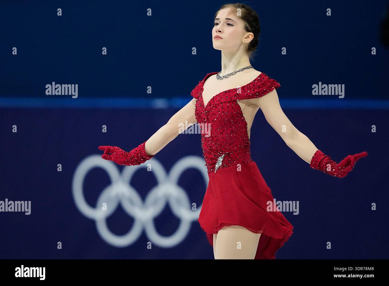 Isabeau Levito of the United States competes during the women's short ...