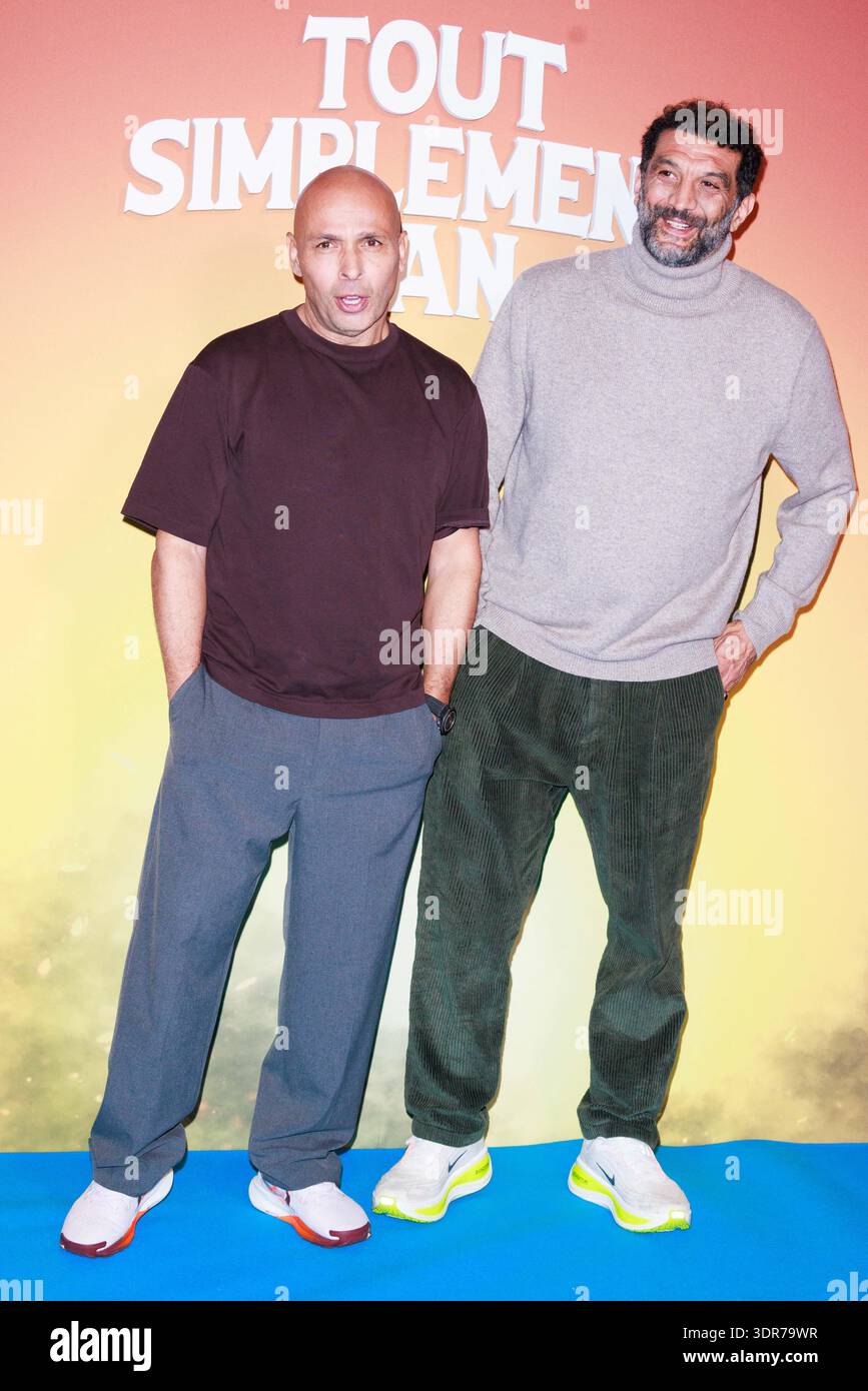 Eric Judor and Ramzy Bedia attend the photocall held for the premiere ...