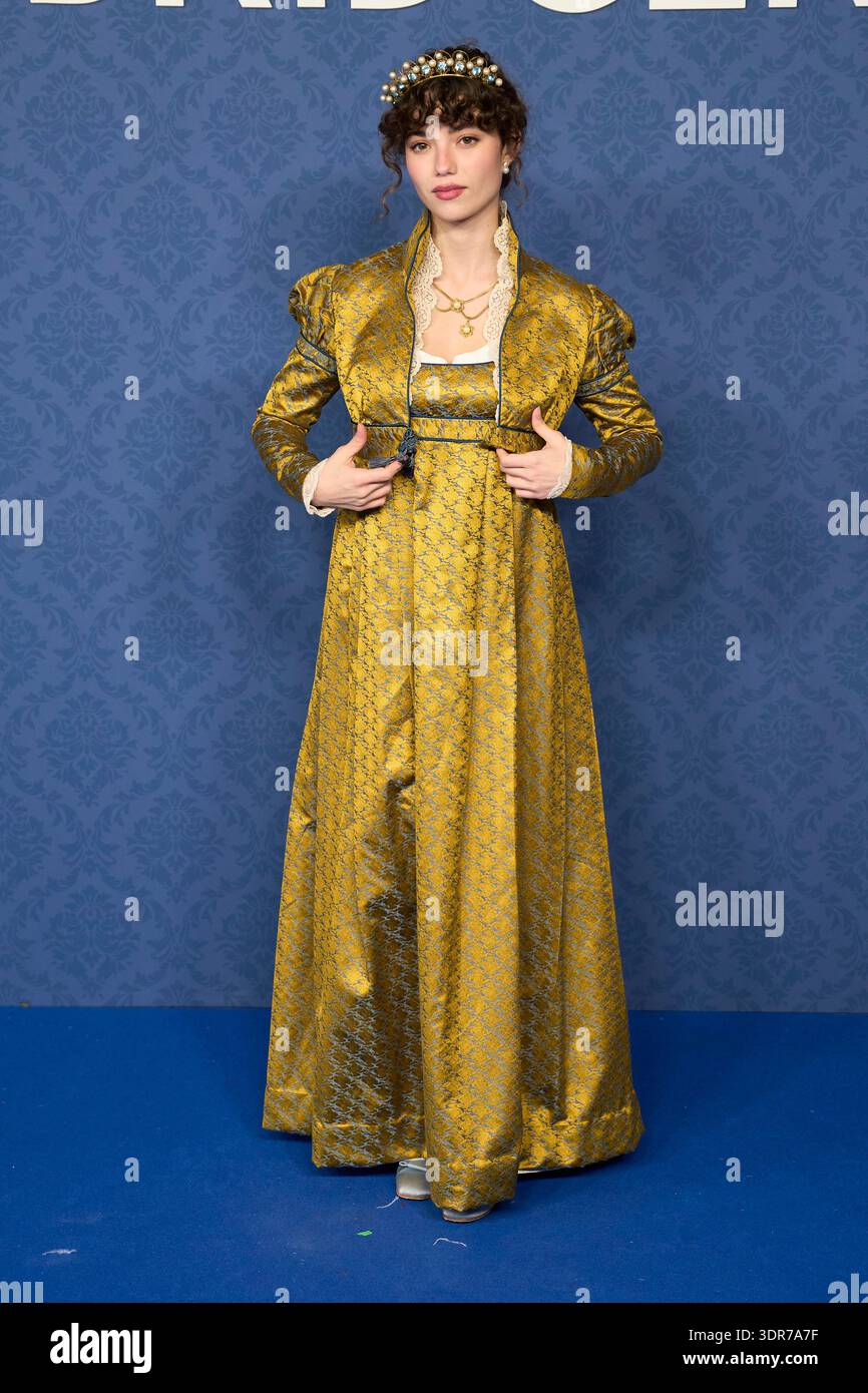 Madrid. Spain. 20260217, Gabriela Andrada attends ‘Bridgerton’ Season 4 ...
