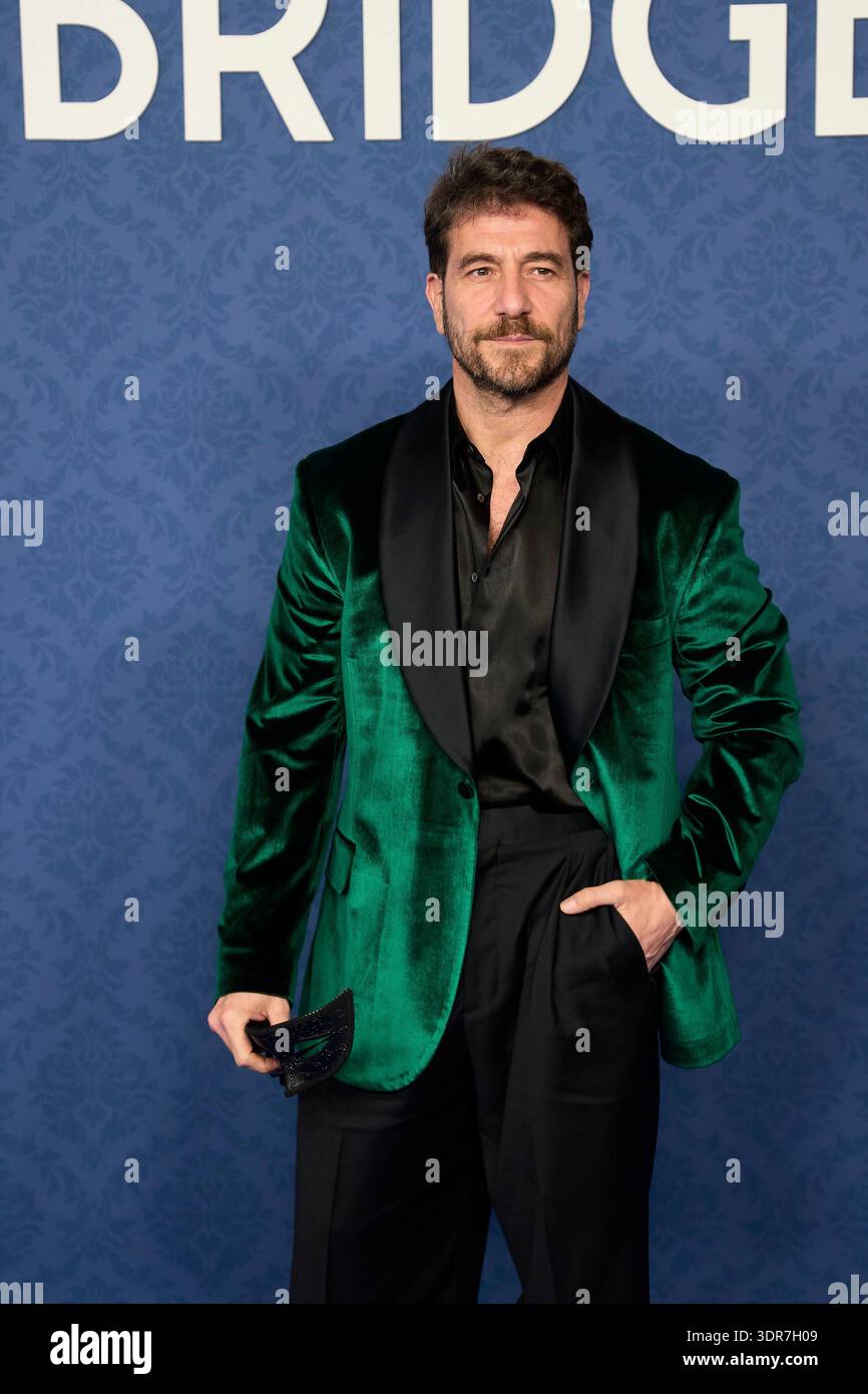 Raul Tejon attends 'Bridgerton' Season 4 Masquerade Ball at Real Casino ...