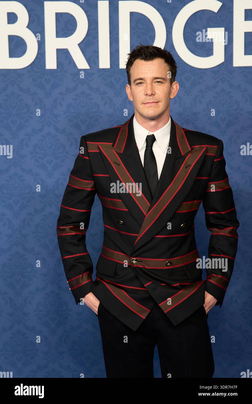 Luke Thompson attends 'Bridgerton' Season 4 Masquerade Ball at Real ...