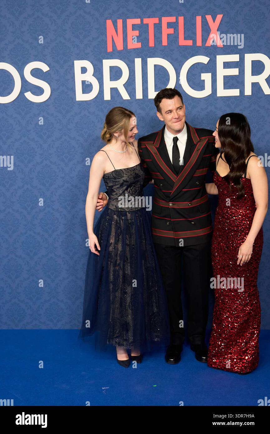 Hannah Dodd, Luke Thompson, Yerin Ha attends 'Bridgerton' Season 4 ...