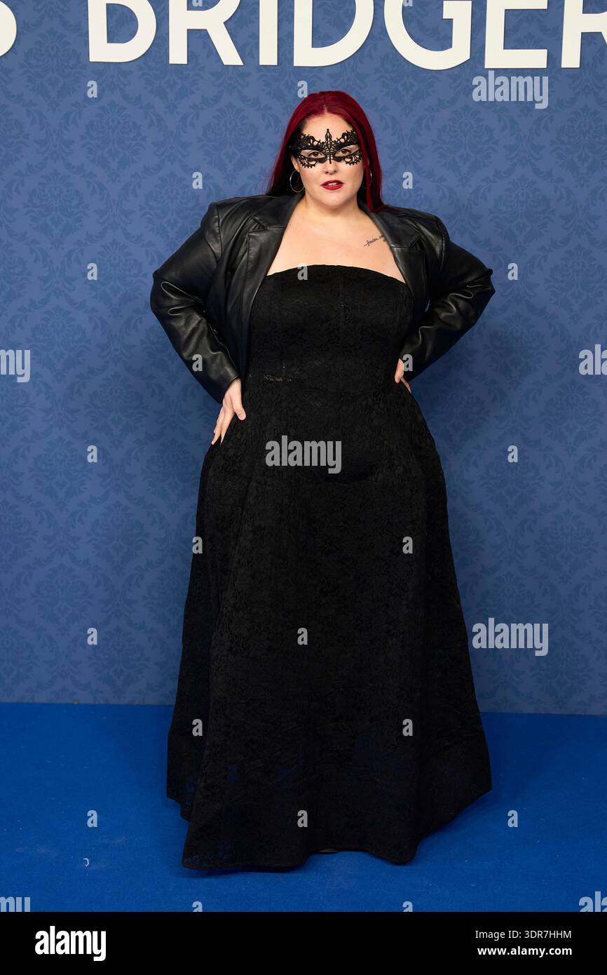 Andrea Compton attends 'Bridgerton' Season 4 Masquerade Ball at Real ...