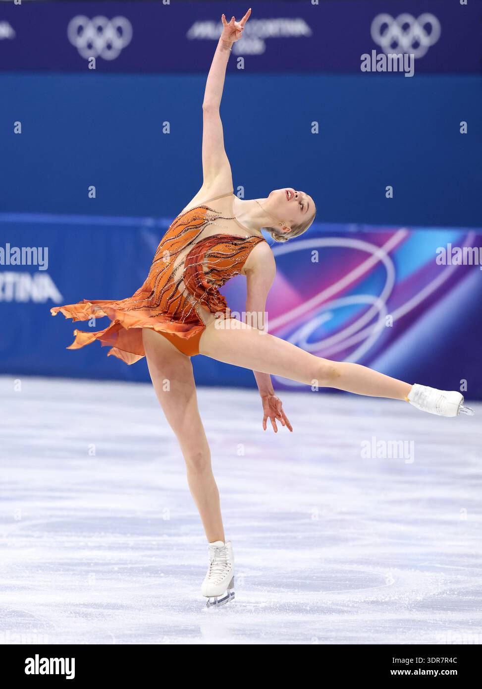 Milan, Italy. 17th Feb, 2026. Kimmy Repond of Switzerland competes ...