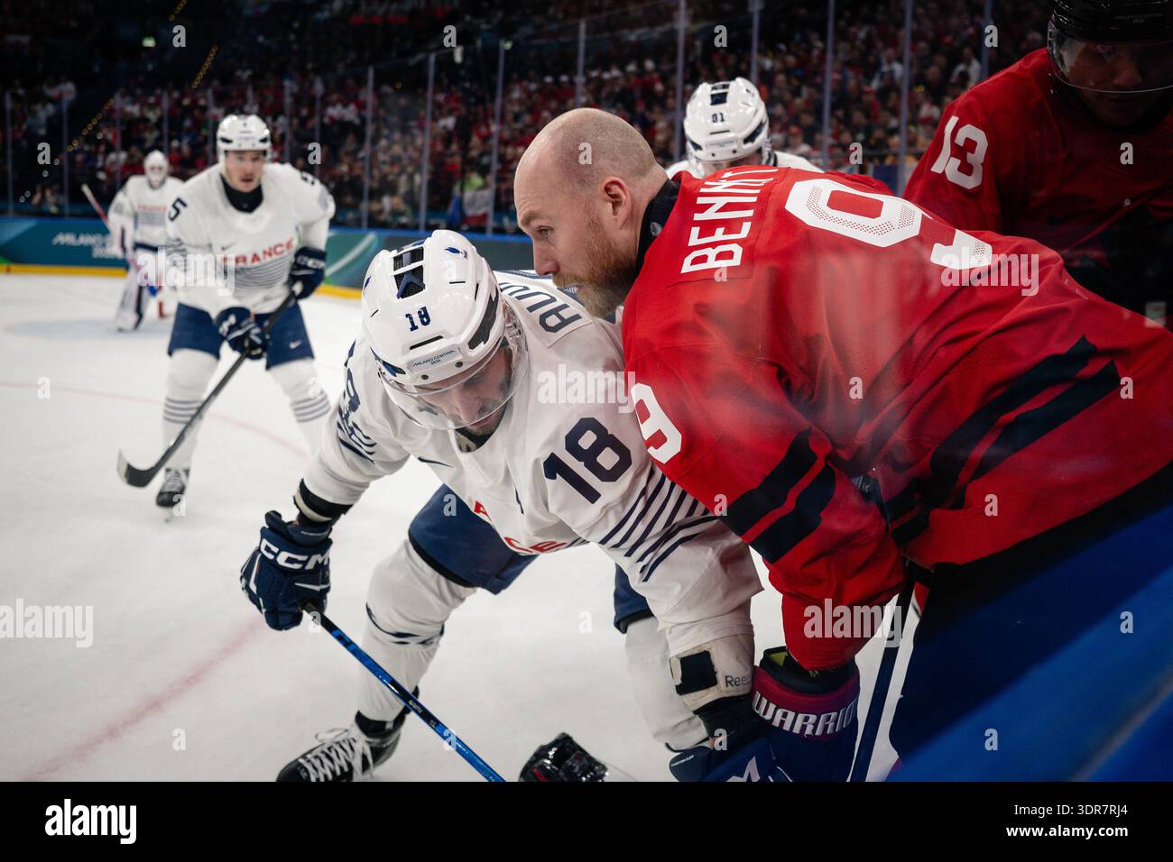 Sam Bennett (Canada, 9) in action during the Menss ice hockey group ...