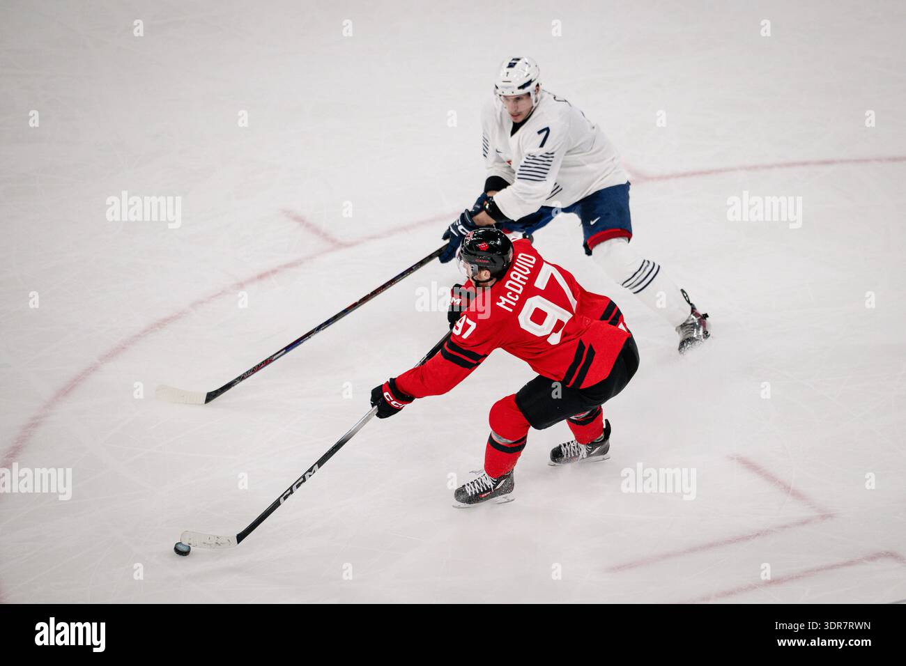 Mailand, Italy. 15th Feb, 2026. Connor McDavid (Canada, 97) in action ...