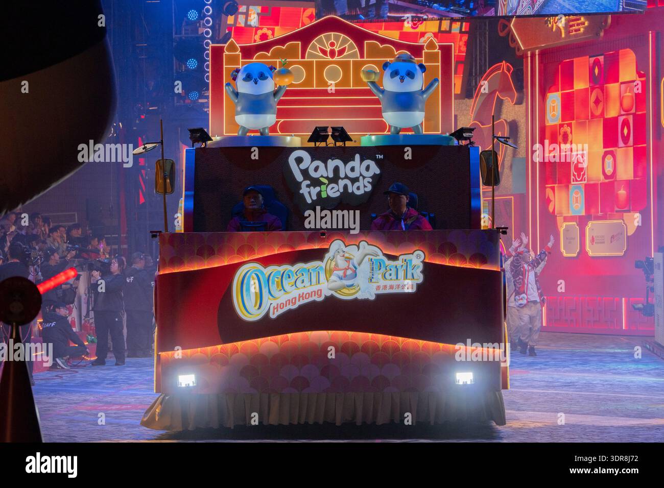 View of Ocean Park Hong Kong float on February 17, 2026 in Hong Kong ...