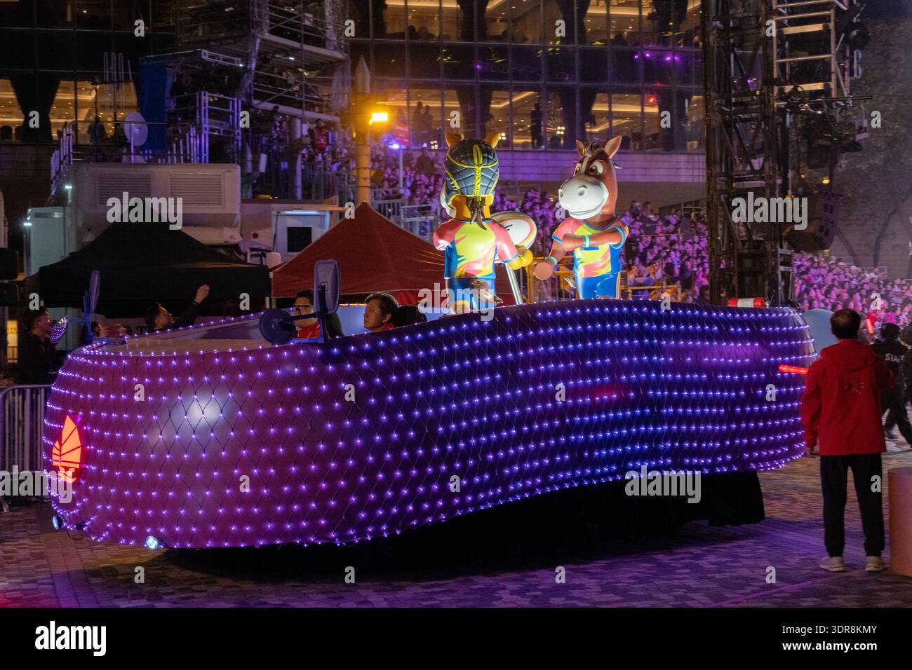 View of Hong Kong Tourism Board opening float on February 17, 2026 in ...