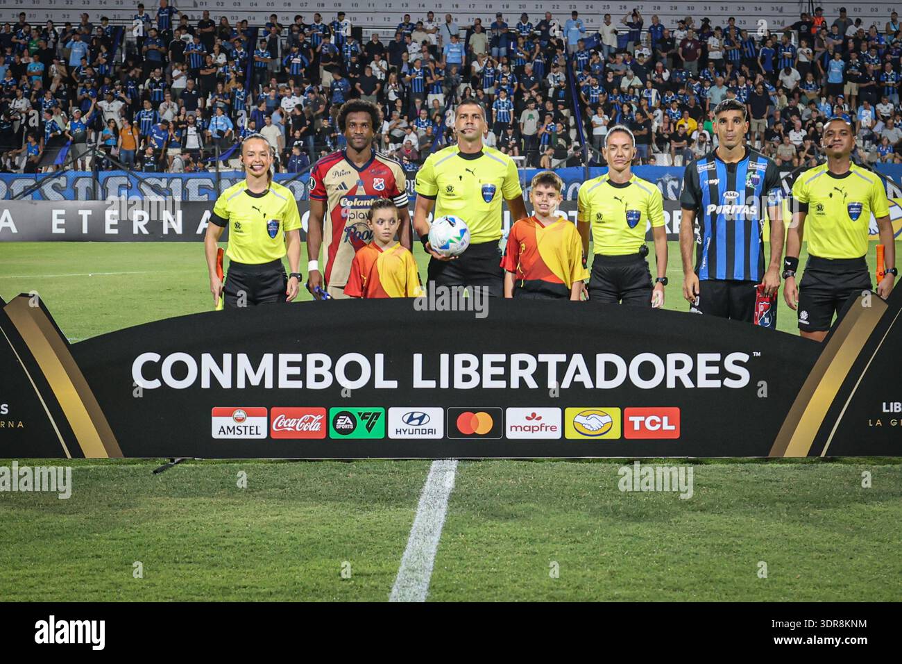 Montevideo, Uruguay – February 17, 2026: The three referees and the ...