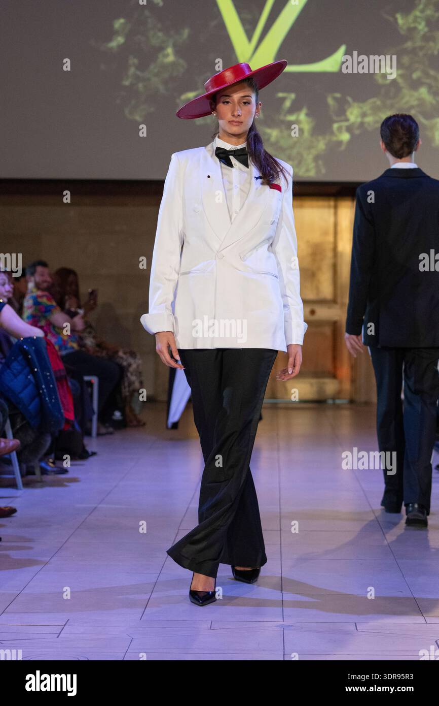 Models walk at Vava Zadi AW26 Runway Show for EPN at NYFW in New York ...