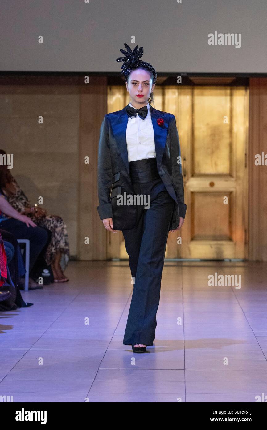 Models walk at Vava Zadi AW26 Runway Show for EPN at NYFW in New York ...