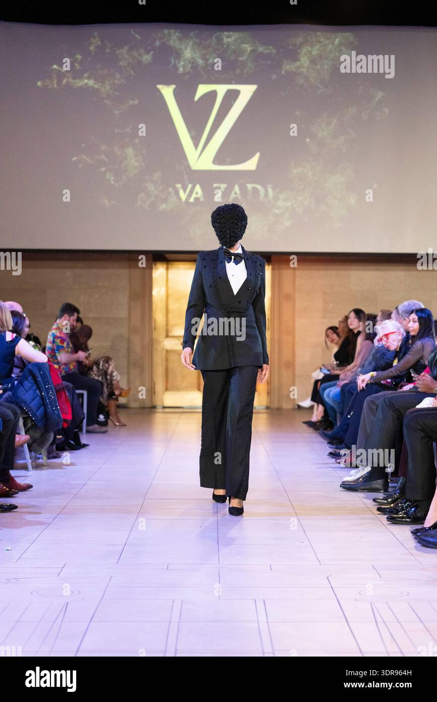Models walk at Vava Zadi AW26 Runway Show for EPN at NYFW in New York ...