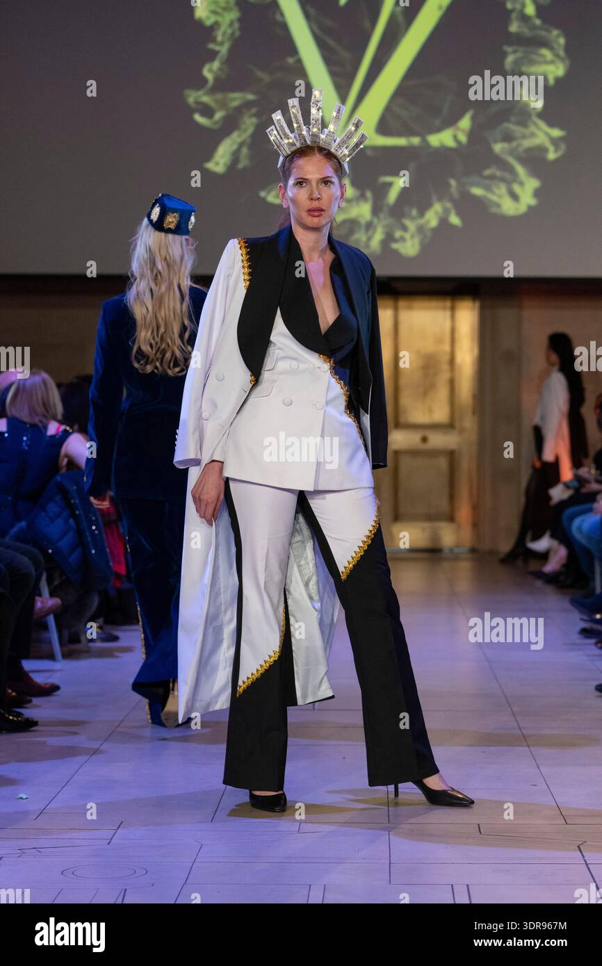 Models walk at Vava Zadi AW26 Runway Show for EPN at NYFW in New York ...