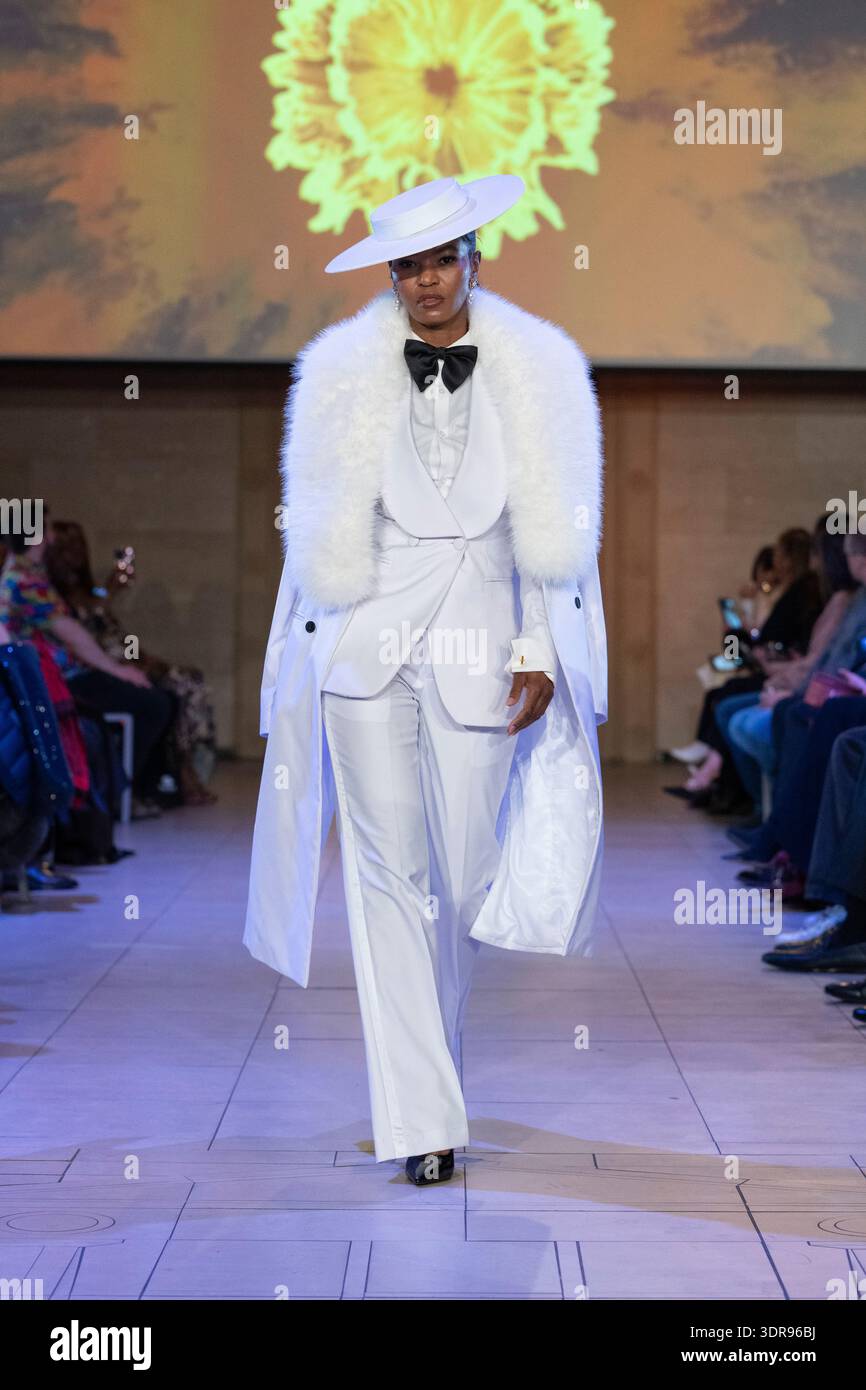 Models walk at Vava Zadi AW26 Runway Show for EPN at NYFW in New York ...